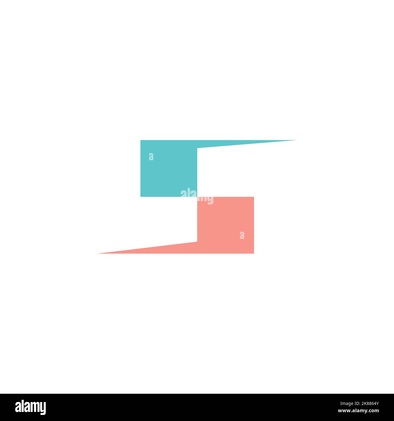 Modern and colorful letter S initials logo design 4 Stock Vector Image ...