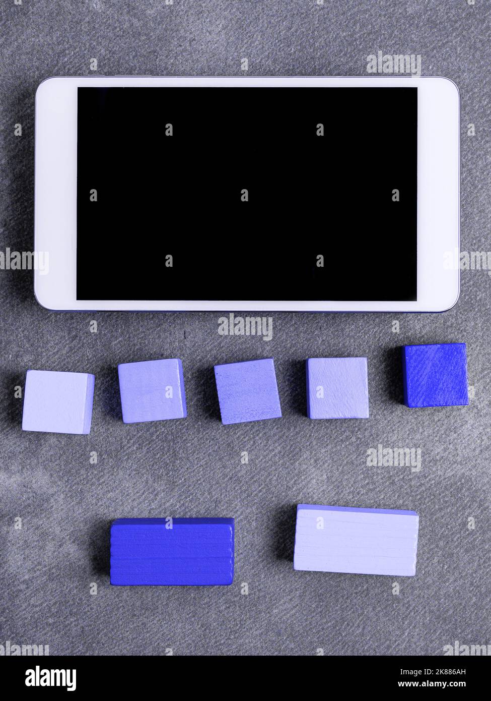 Mobile Phone Screen With Important Messages On Desk. Crutial ...