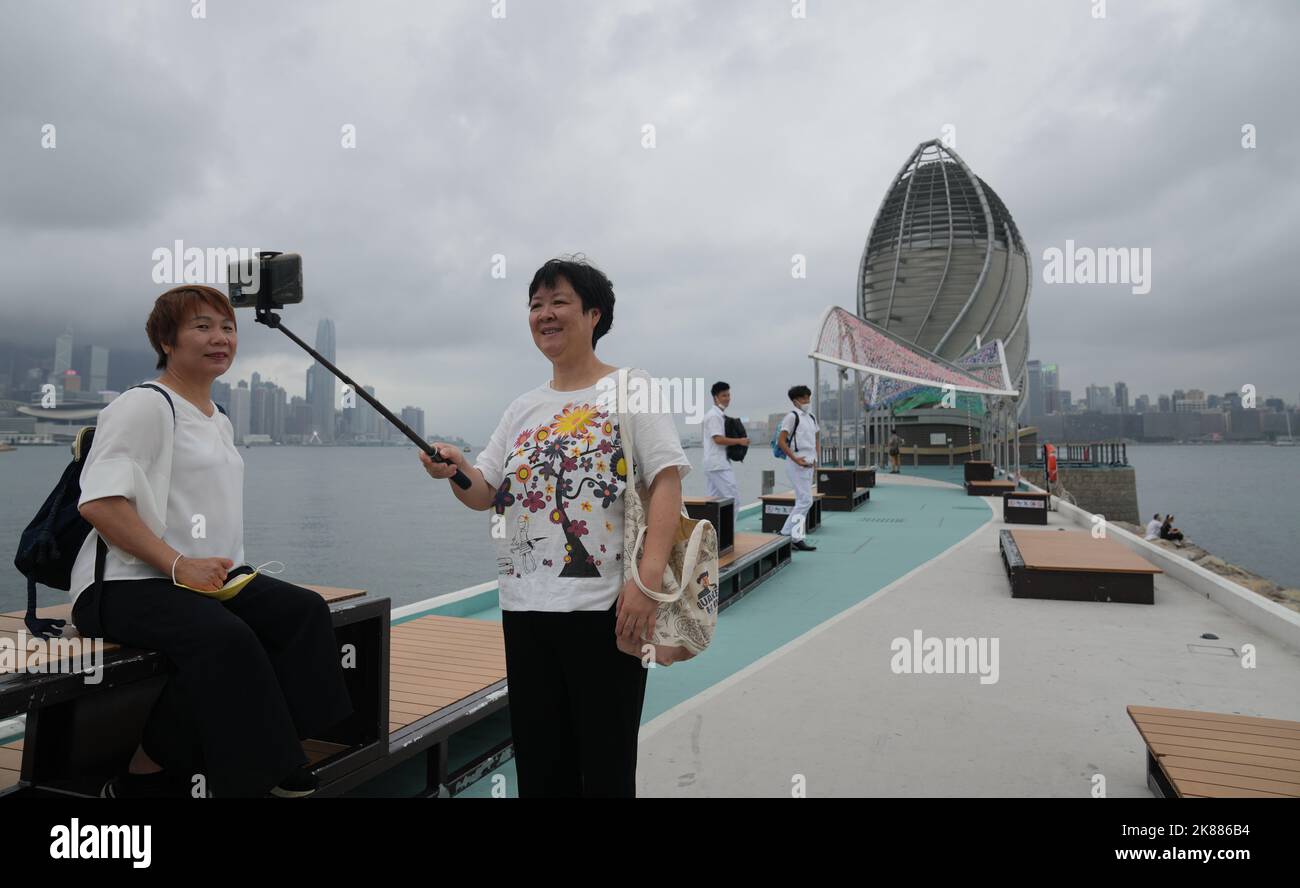 People relaxing at East Coast Park Precinct at North Point. 10MAY22 ...