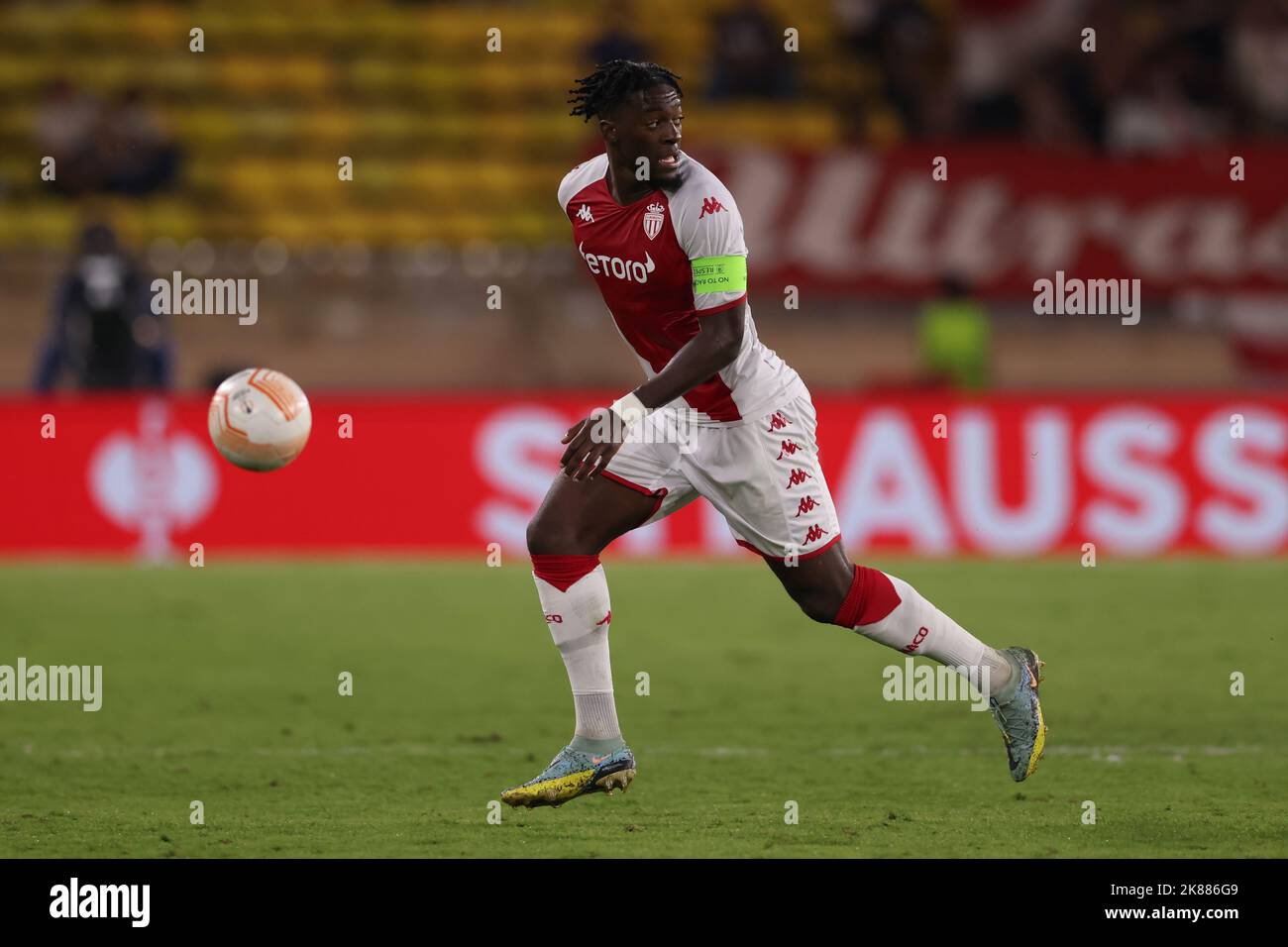 Monaco, Monaco, 6th October 2022. Axel Disasi of AS Monaco during the ...