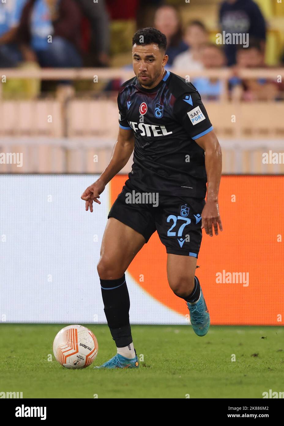 Monaco, Monaco, 6th October 2022. Trezeguet of Trabzonspor during the ...