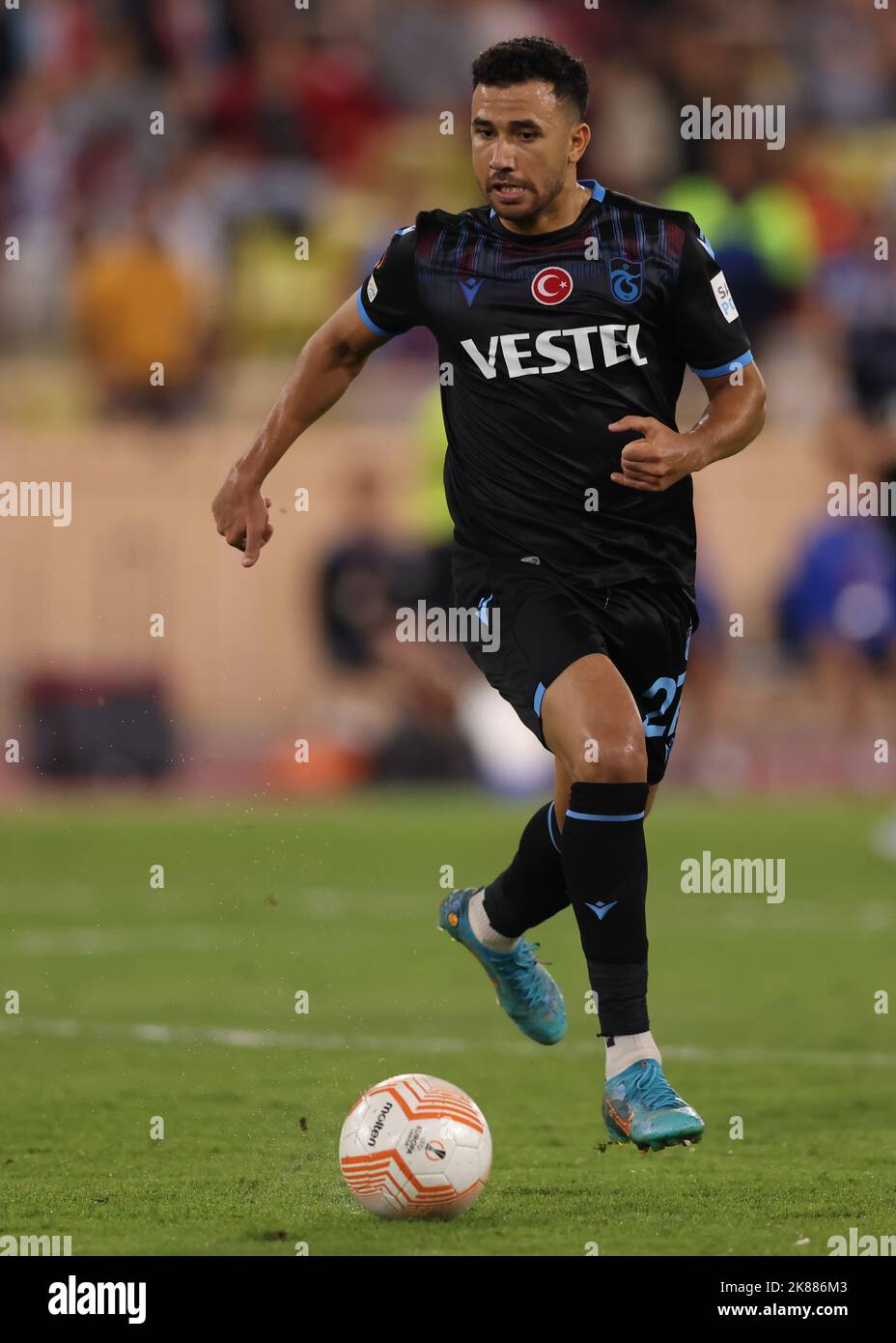 Monaco, Monaco, 6th October 2022. Trezeguet of Trabzonspor during the ...