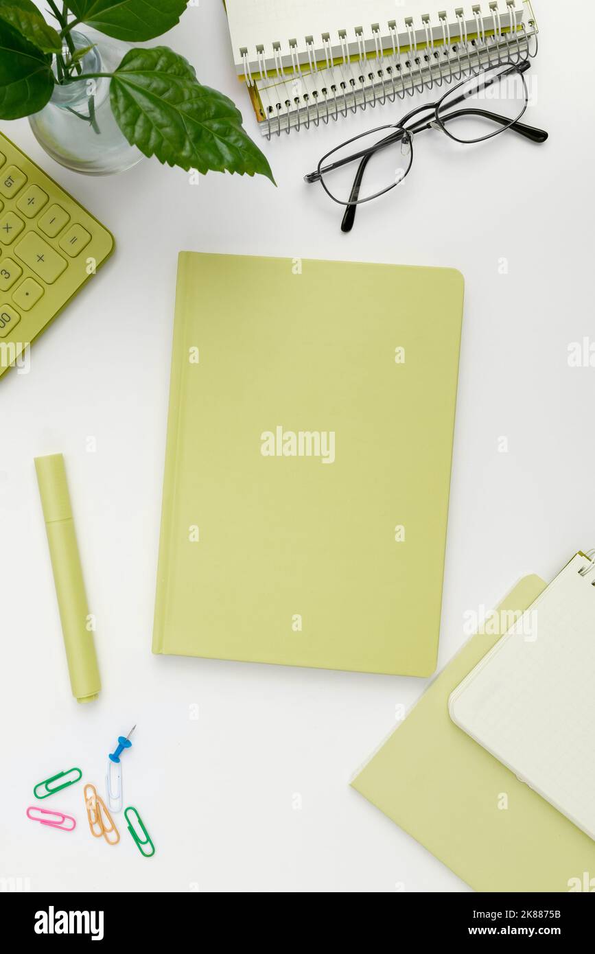 Multiple Assorted Collection Office Stationery Photo With Pens Pencils ...