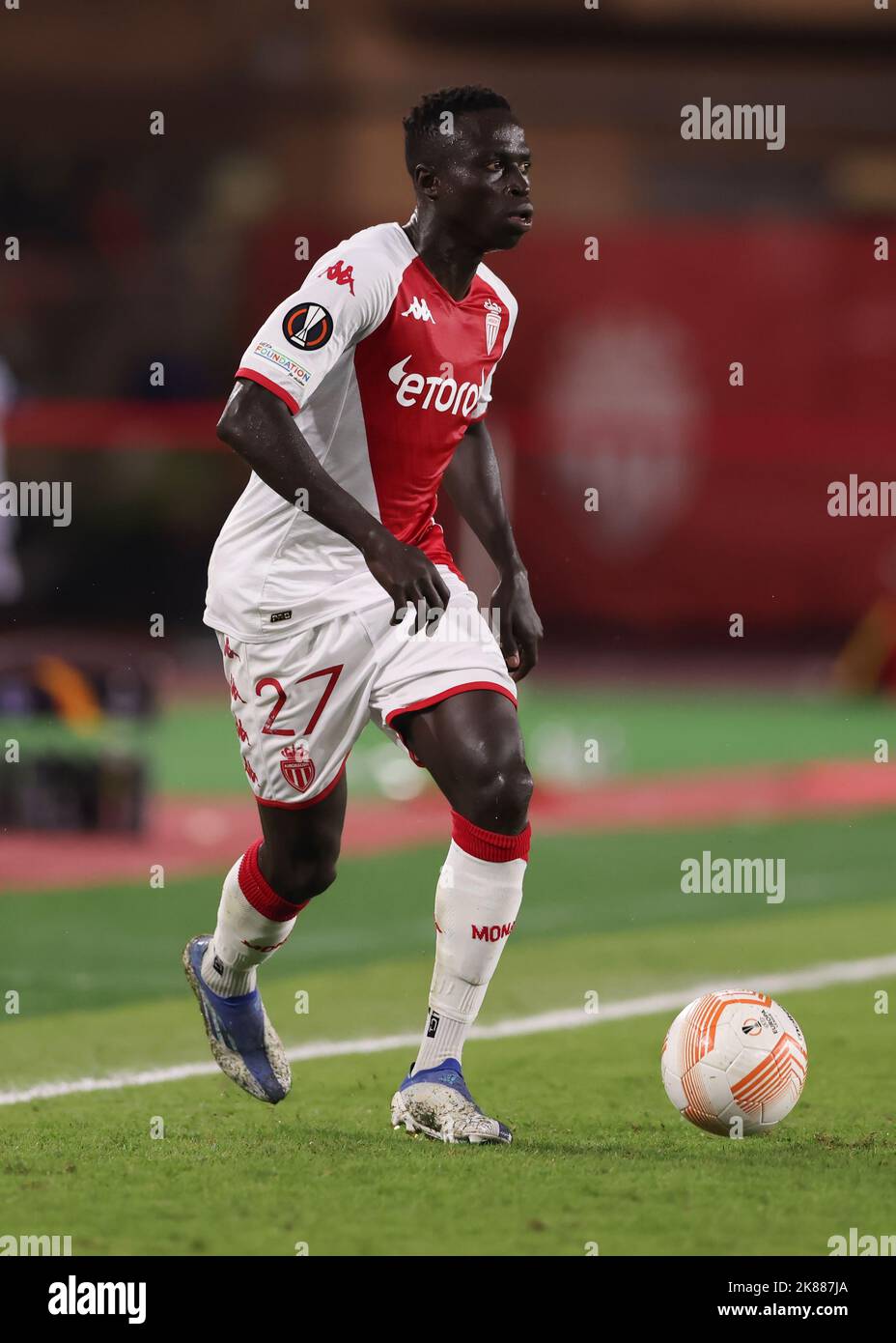 Monaco, Monaco, 6th October 2022. Krepin Diatta of AS Monaco during the ...