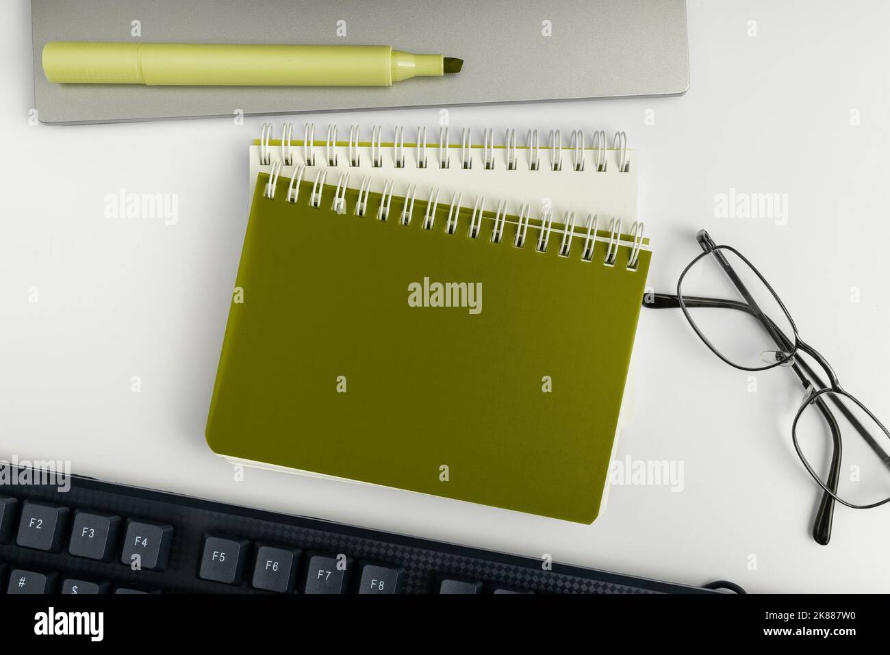 Multiple Assorted Collection Office Stationery Photo With Pens Pencils ...