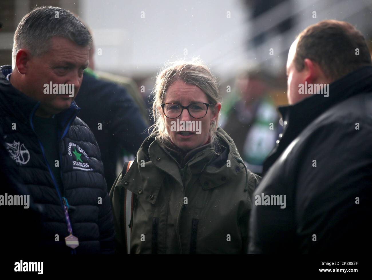 Trainer Kayley Woollacott at Cheltenham racecourse. Picture date ...
