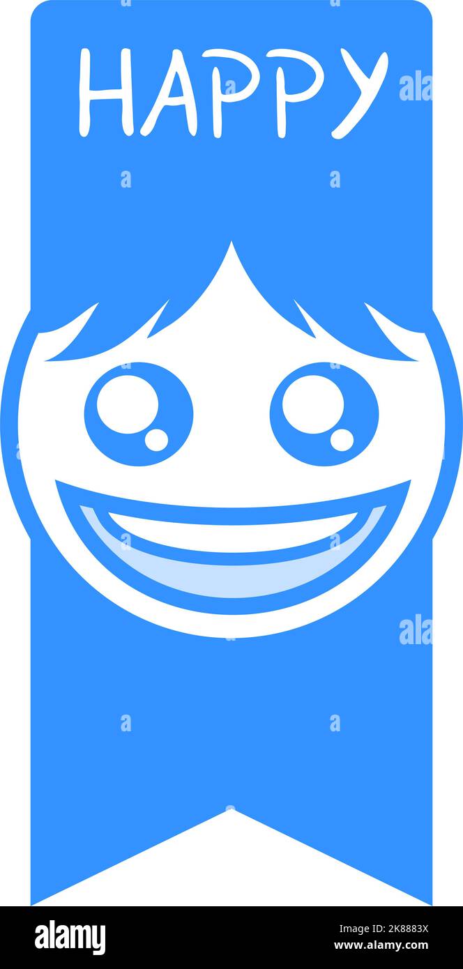 Facial happy Stock Vector Images - Alamy
