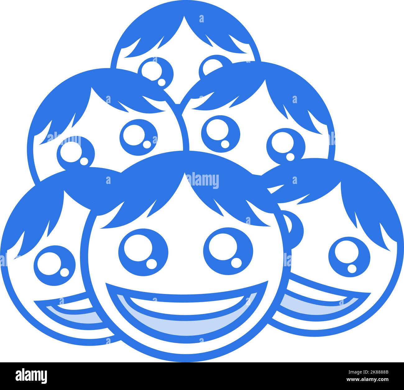 Gang symbol child Stock Vector Images - Alamy