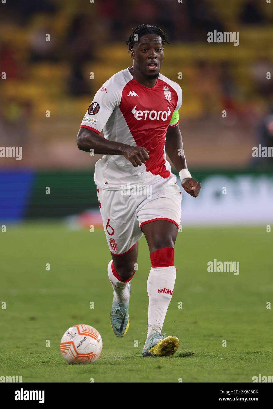 Monaco, Monaco, 6th October 2022. Axel Disasi of AS Monaco during the ...