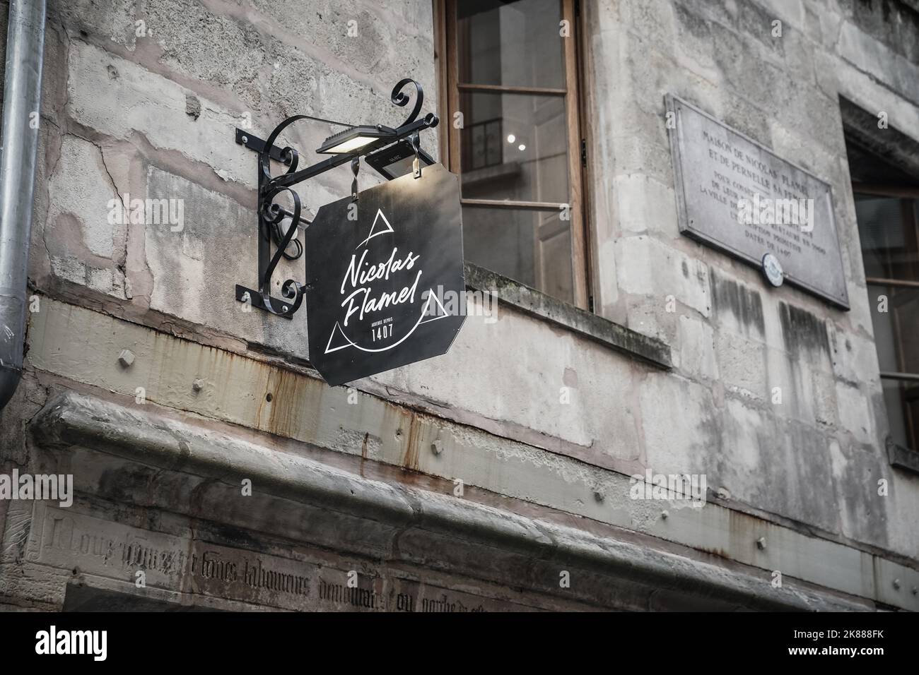 House of the medieval alchemist Nicolas Flamel (c.1330-1418),was a ...