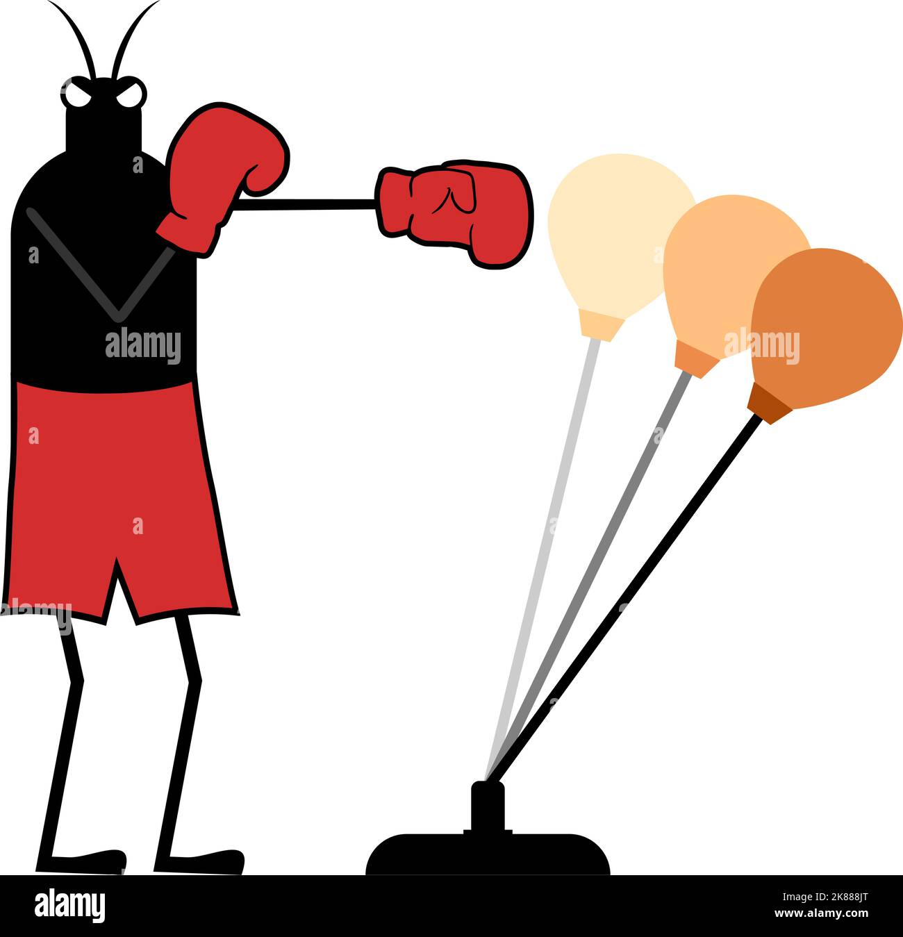 Boxer insect illustration Stock Vector Image & Art - Alamy