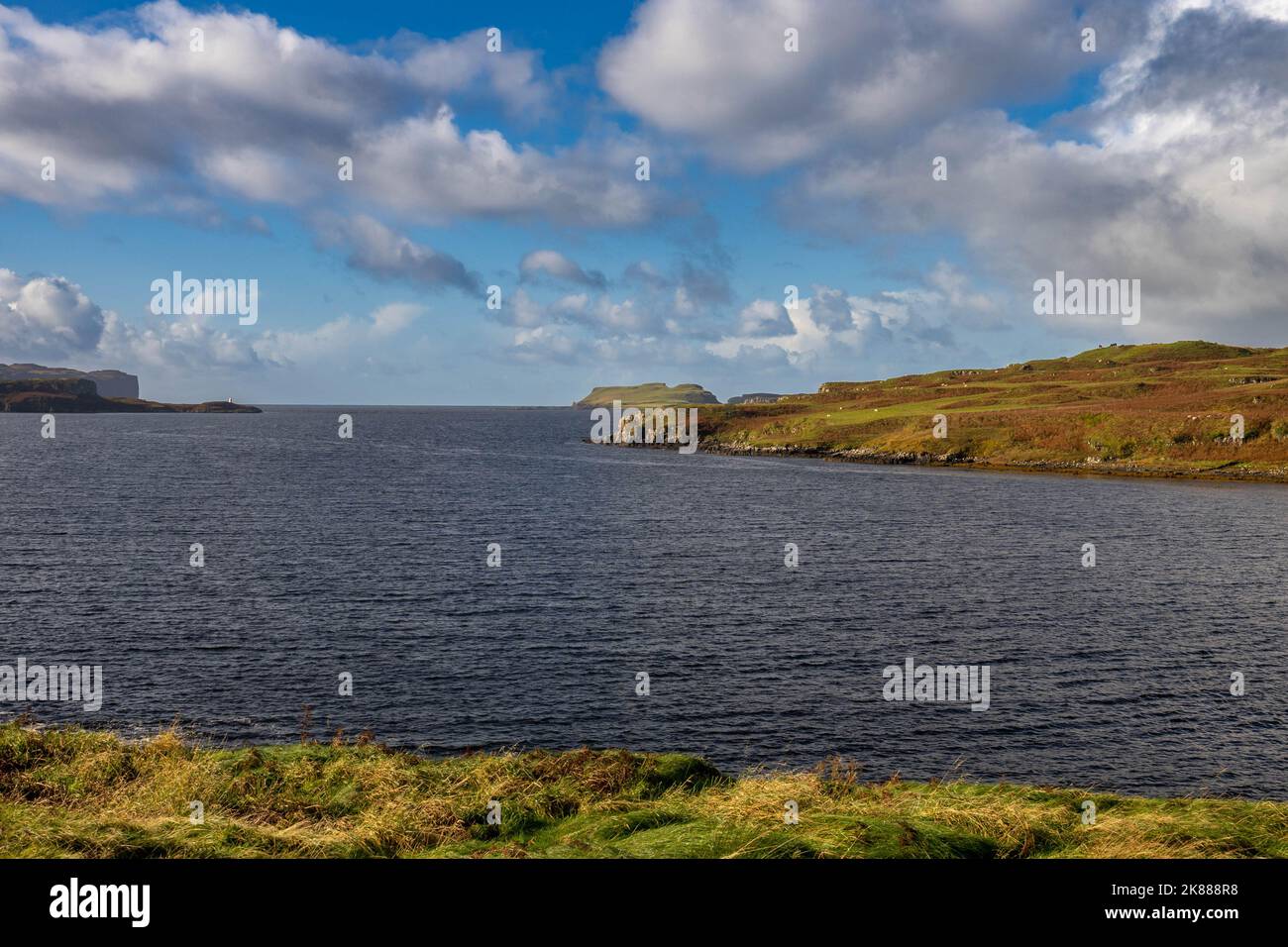 Coastal view of islands on the Isle of Skye Scotland UK Stock Photo - Alamy