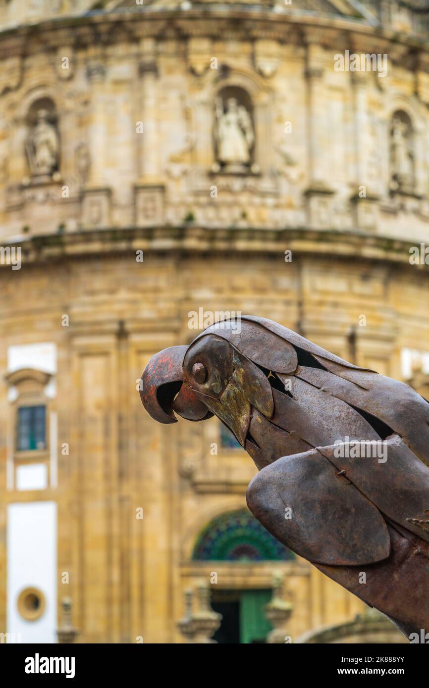 The Ravachol Parrot is a symbol of the city of Pontevedra, Spain Stock ...