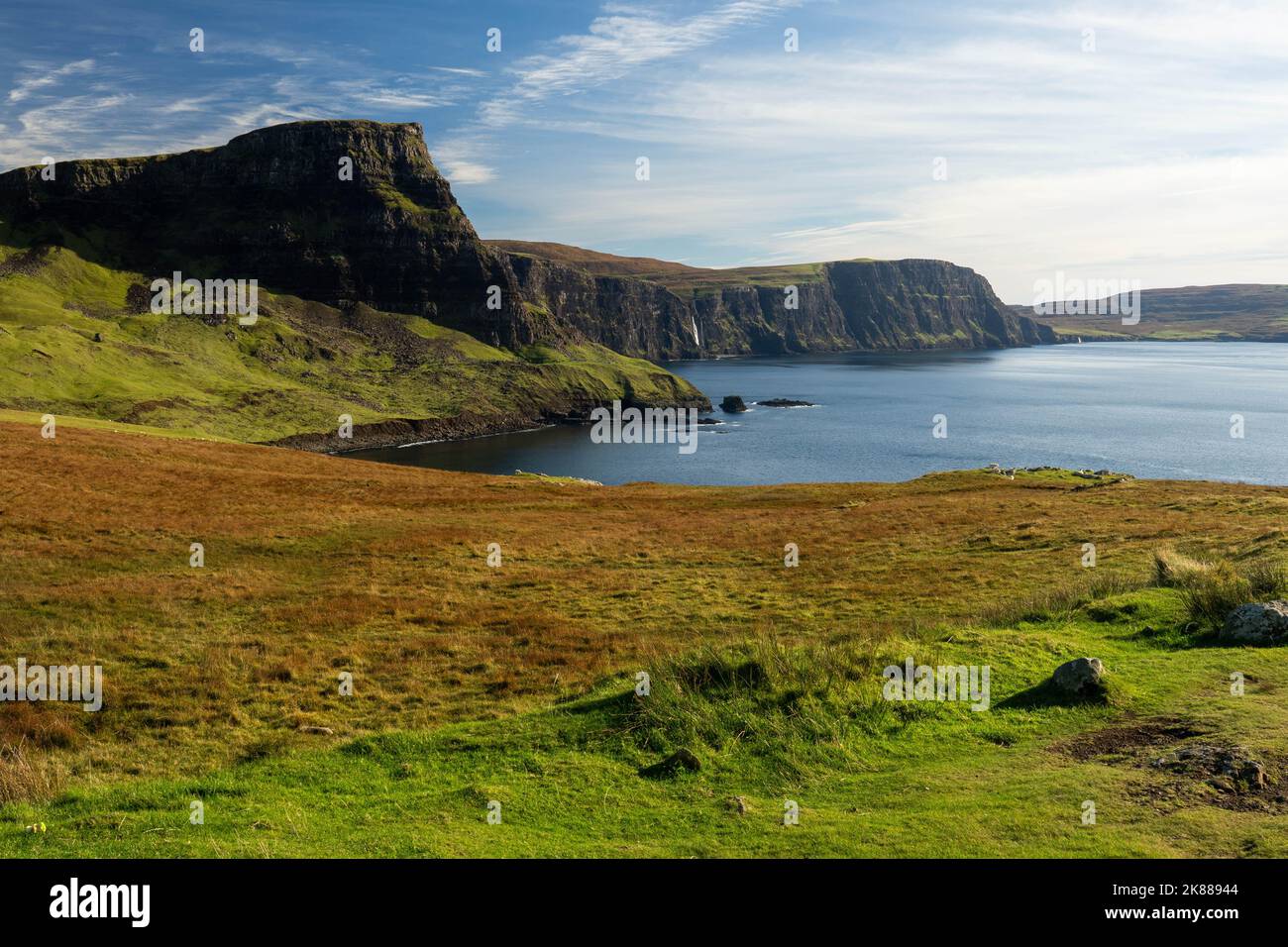 A view of the cliffs at Neist Point Isle of Skye Scotland UK Stock ...