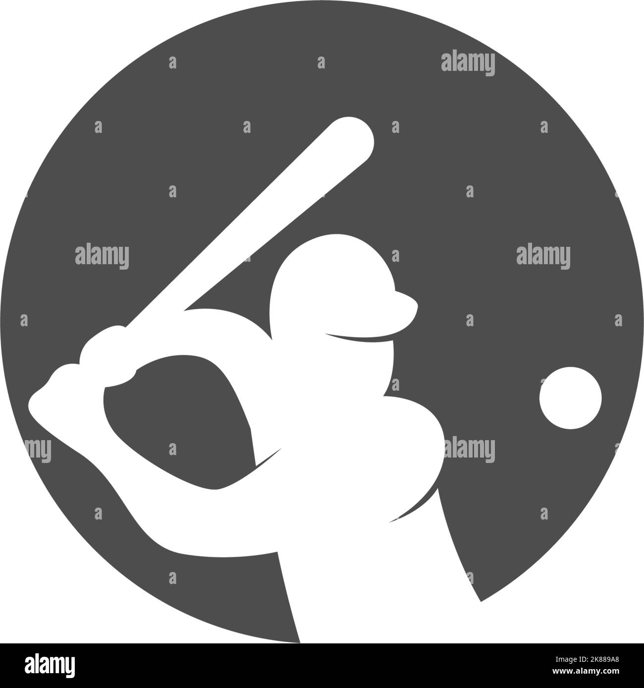 Baseball icon logo design illustration vector Stock Vector Image & Art ...