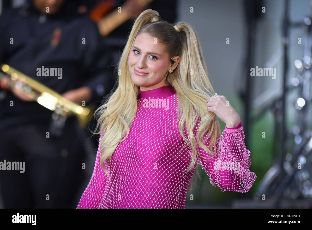 Megan Trainor performs on NBC's "Today" at Rockefeller Plaza on October ...