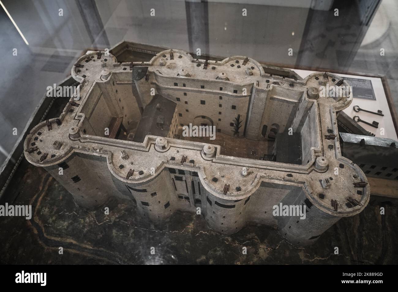 The model of Bastille prison Stock Photo - Alamy