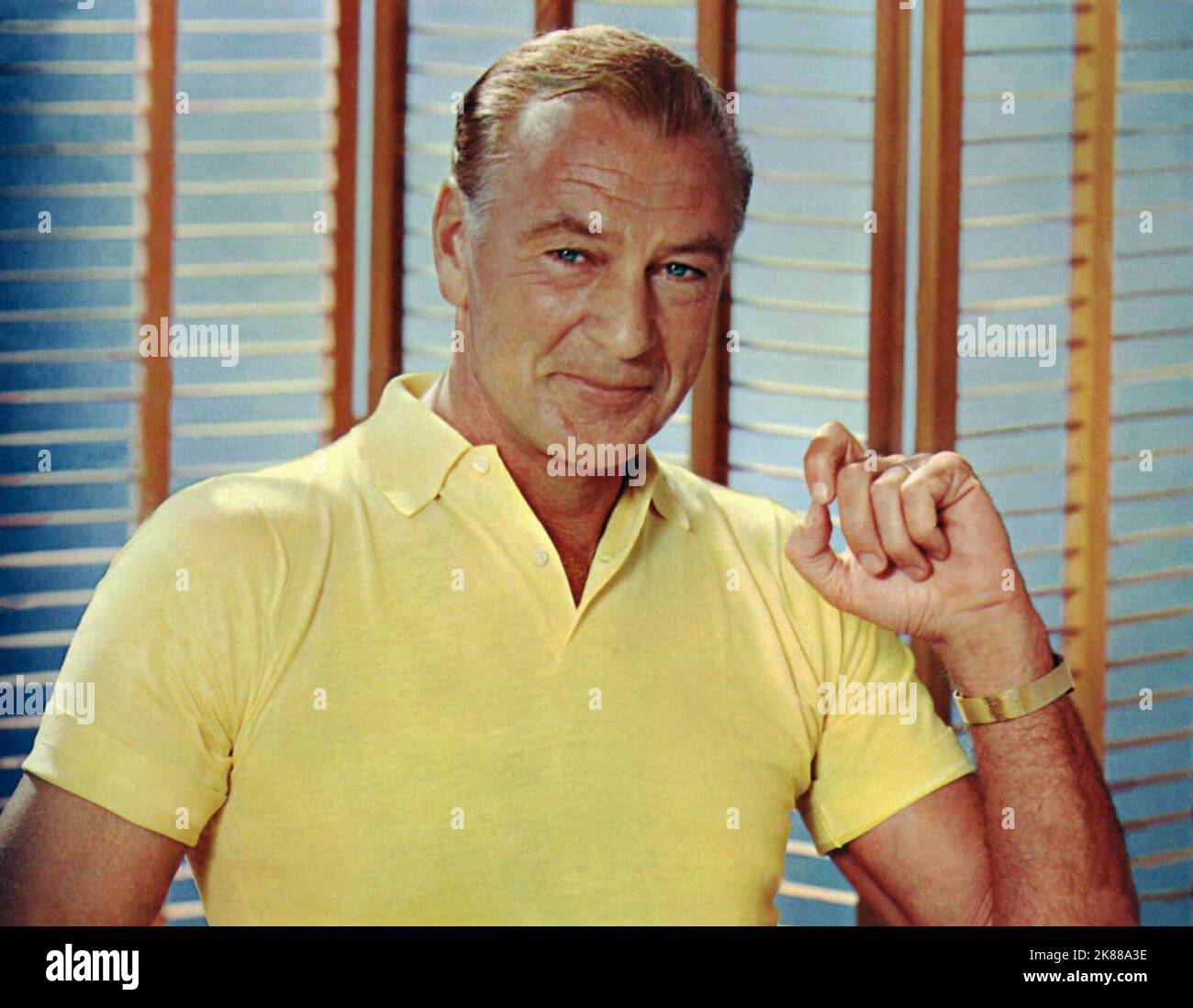 Gary Cooper Actor 01 May 1956 **WARNING** This Photograph is for ...