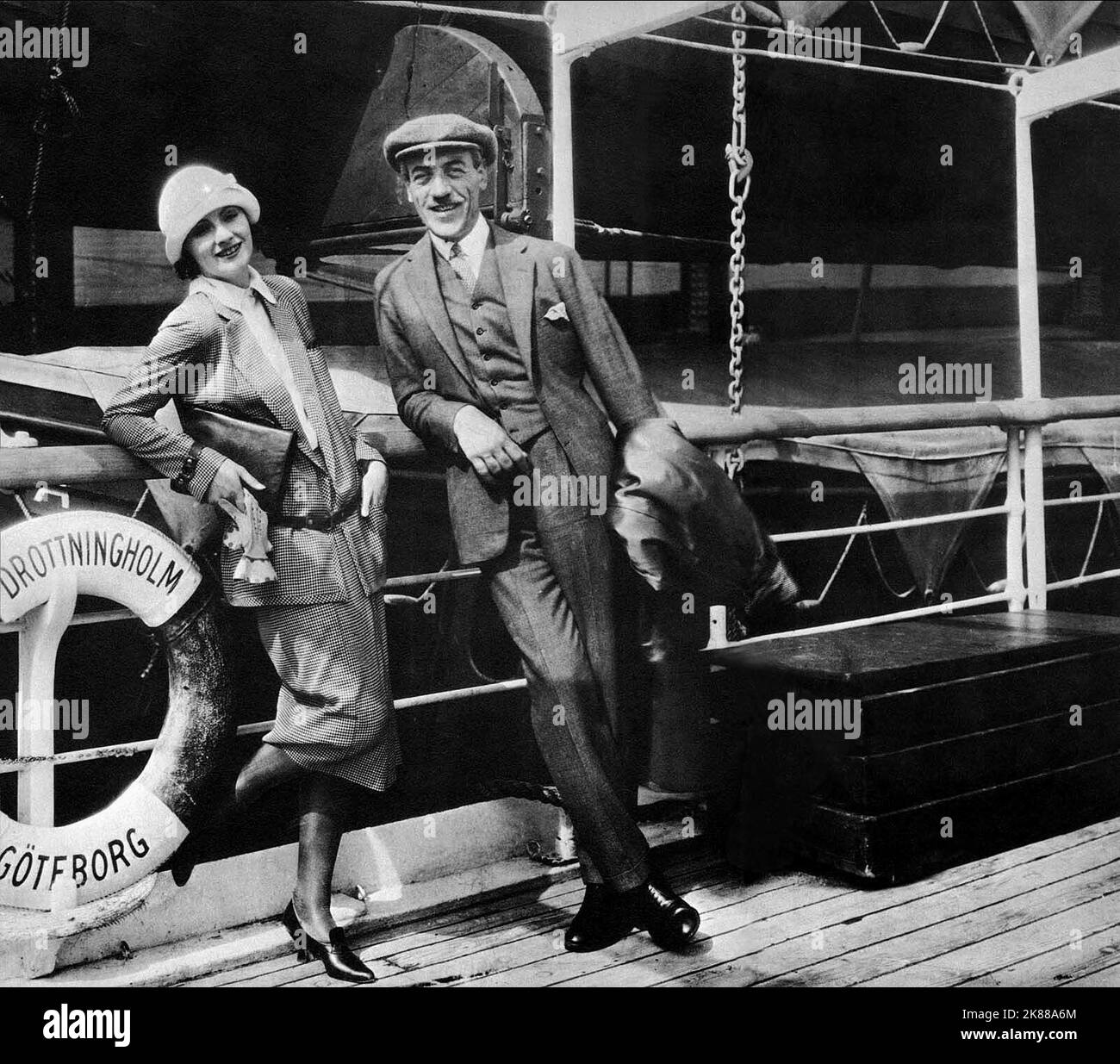 Greta Garbo & Mauritz Stiller Actress & Director 01 May 1925 **WARNING ...