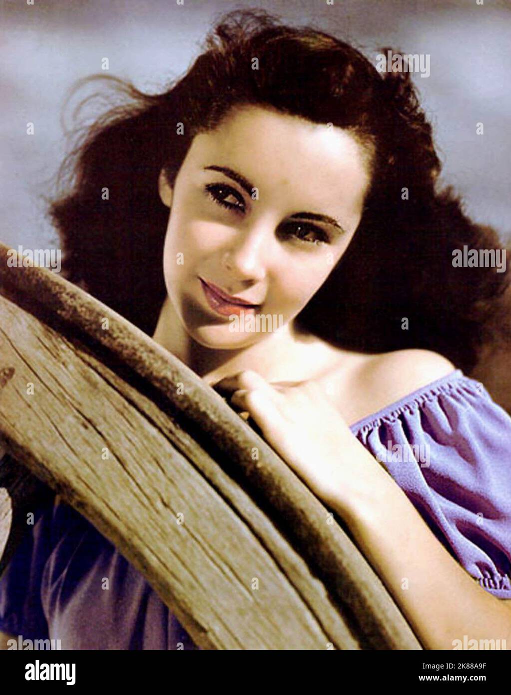 Elizabeth Taylor Actress 01 May 1946 **WARNING** This Photograph is for ...