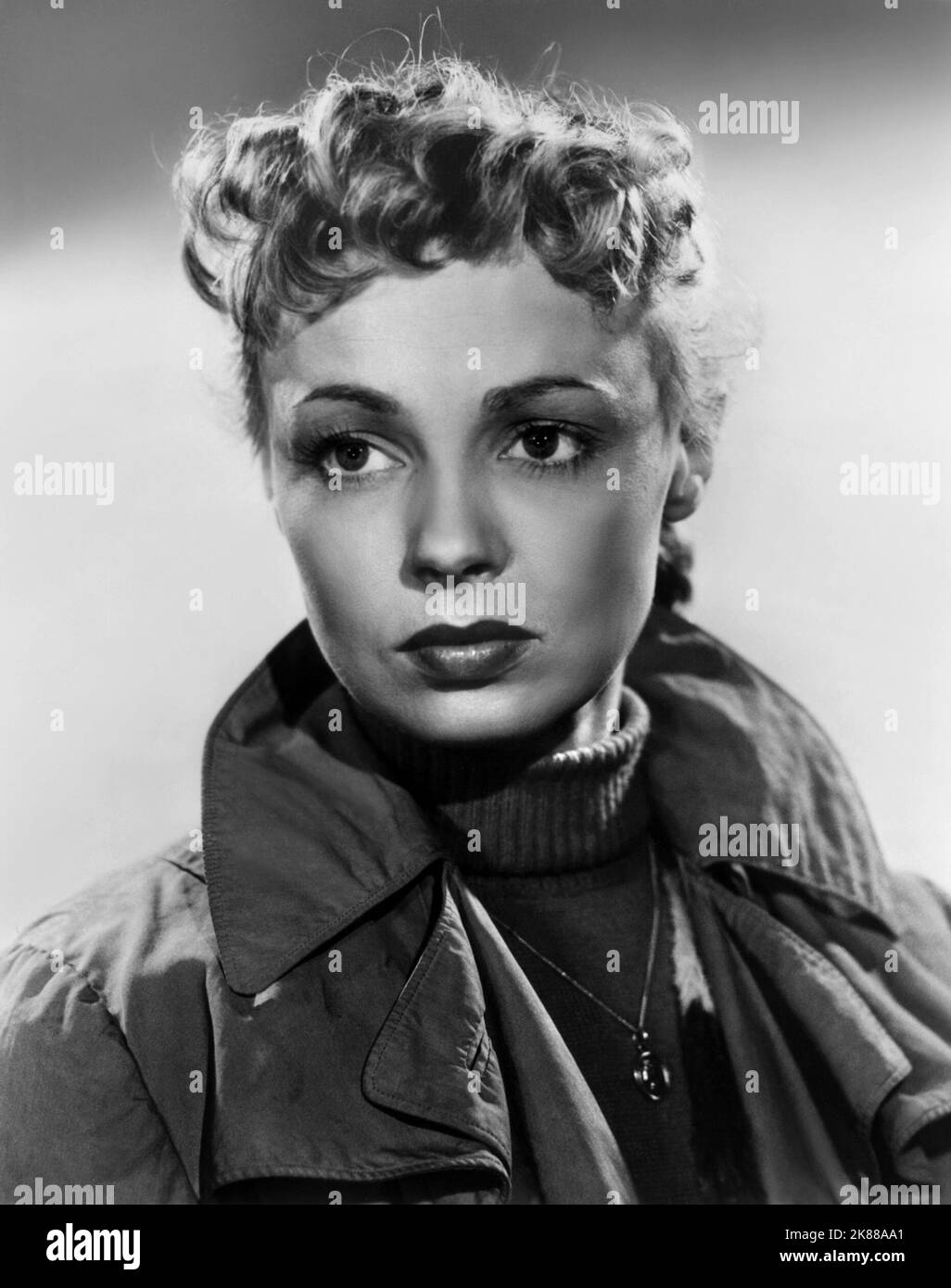Dany Robin Actress 01 May 1954 **WARNING** This Photograph is for ...