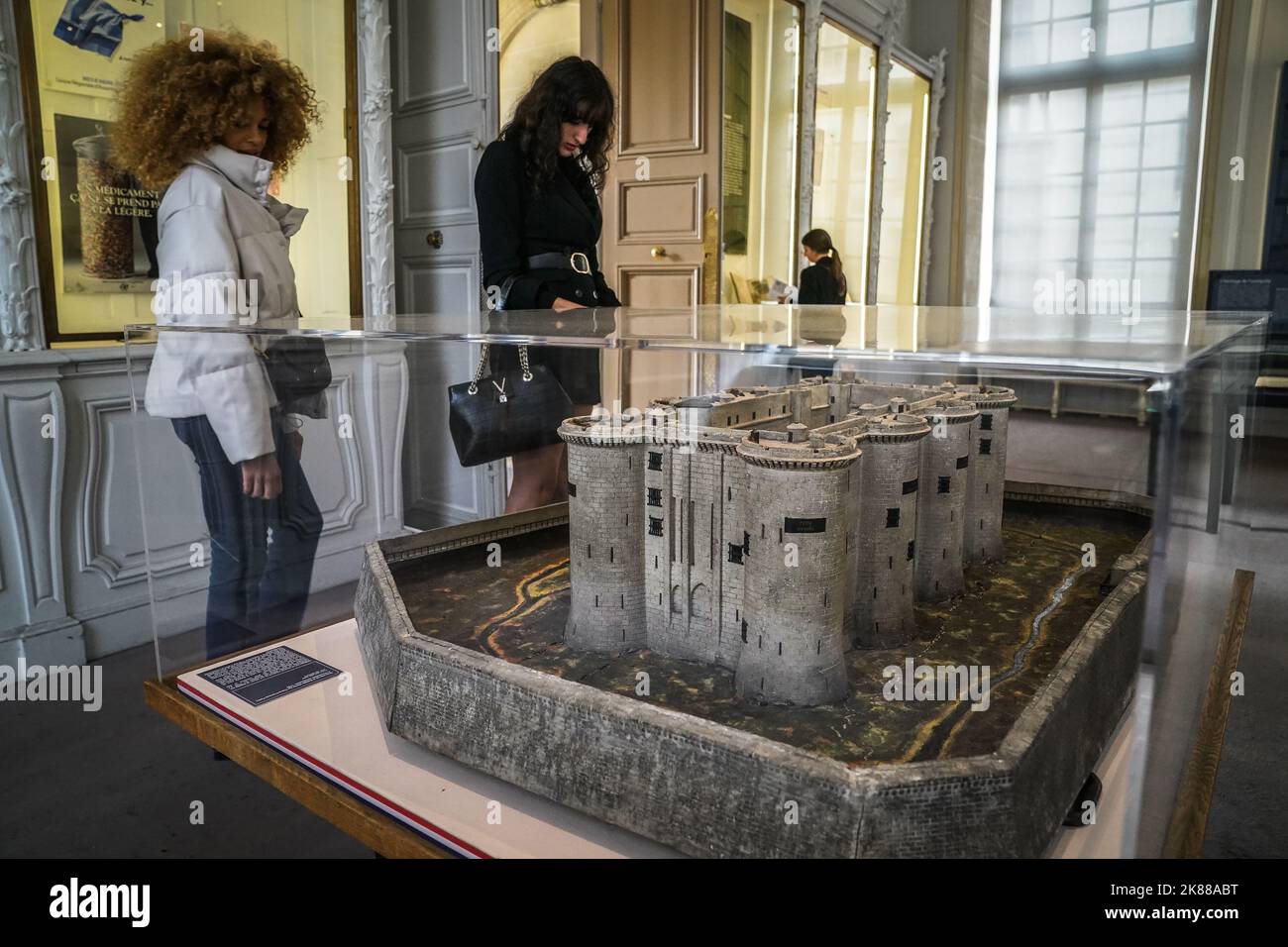 The model of Bastille prison Stock Photo - Alamy