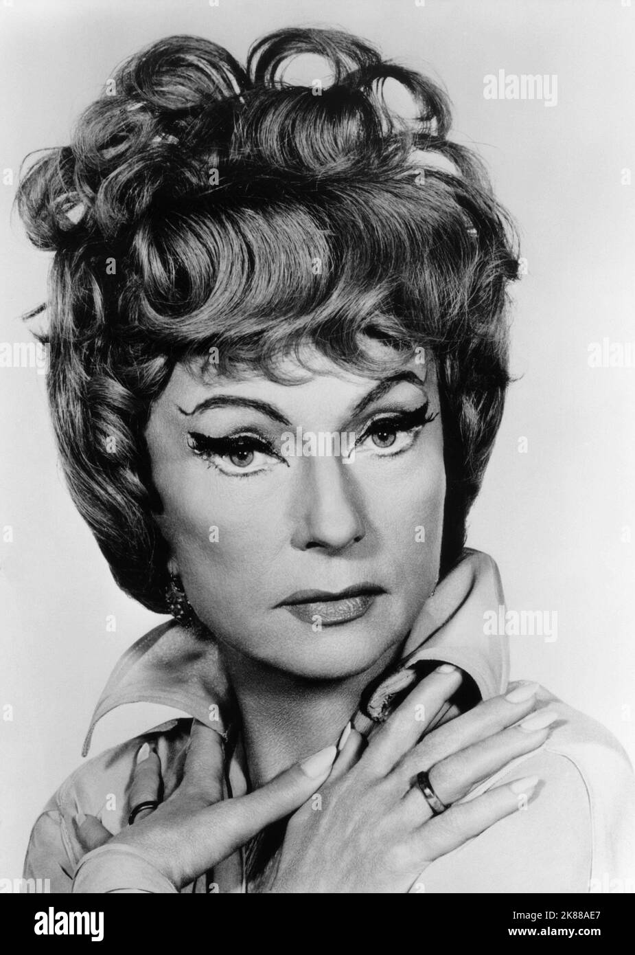 Agnes Moorehead Actress 01 May 1955 **WARNING** This Photograph is for ...