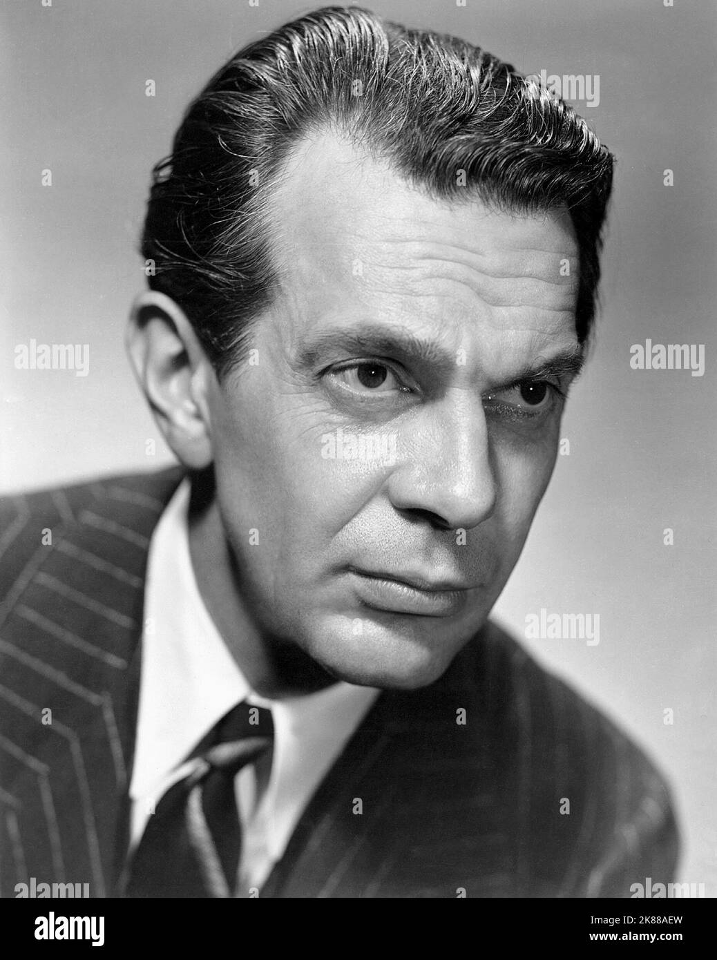 Raymond Massey Actor 01 May 1958 **WARNING** This Photograph is for ...