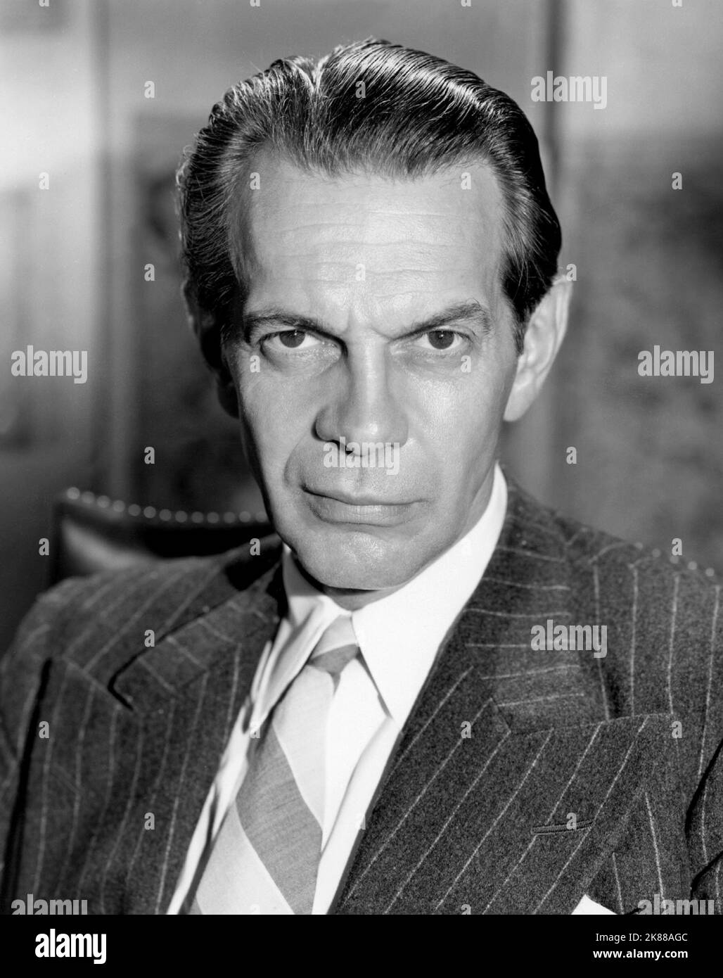 Raymond Massey Actor 01 May 1948 **WARNING** This Photograph is for ...