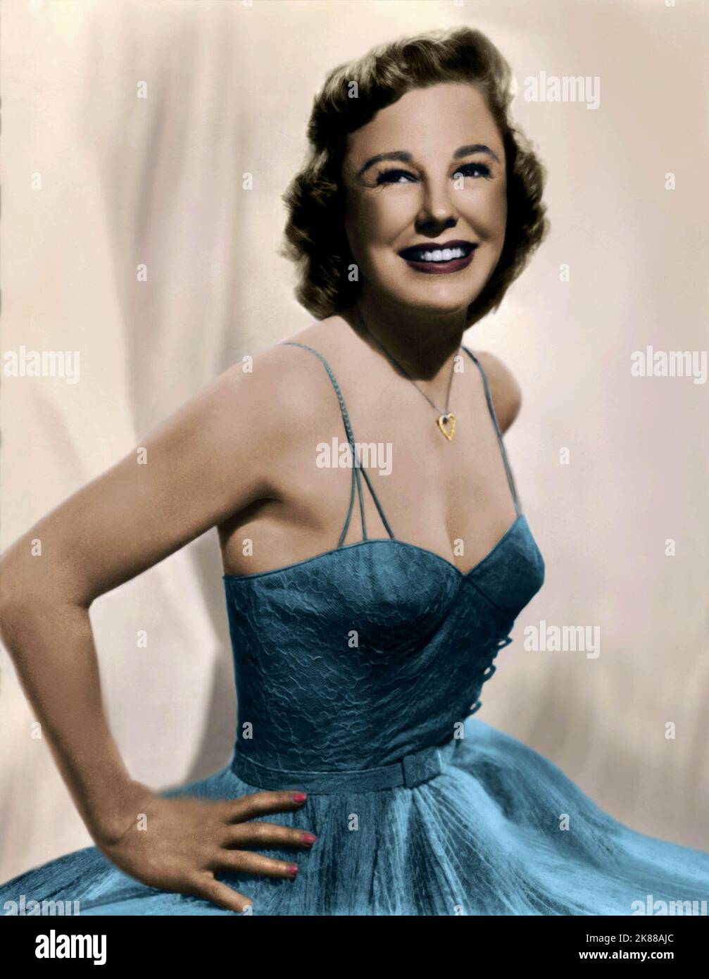 June Allyson Actress 01 May 1955 **WARNING** This Photograph is for ...