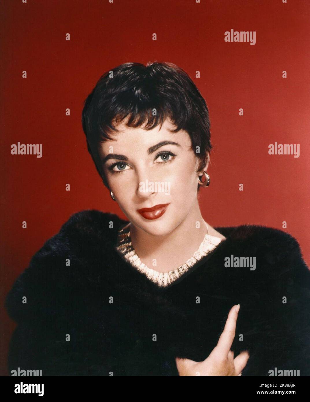 Elizabeth Taylor Actress 01 April 1952 **WARNING** This Photograph is ...