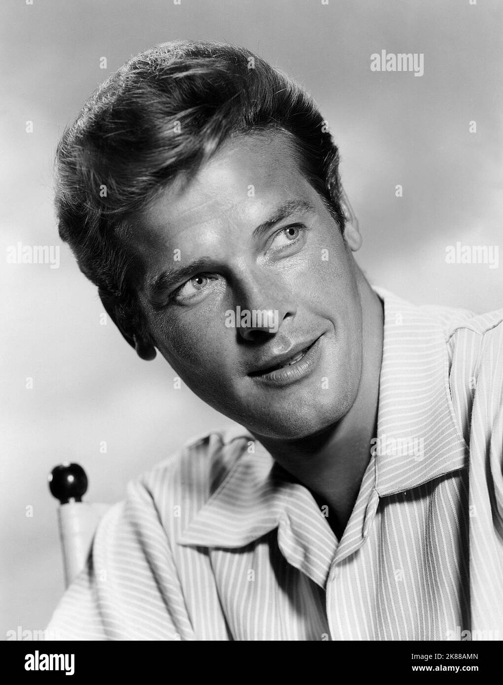Roger Moore Actor 01 May 1959 **WARNING** This Photograph is for ...