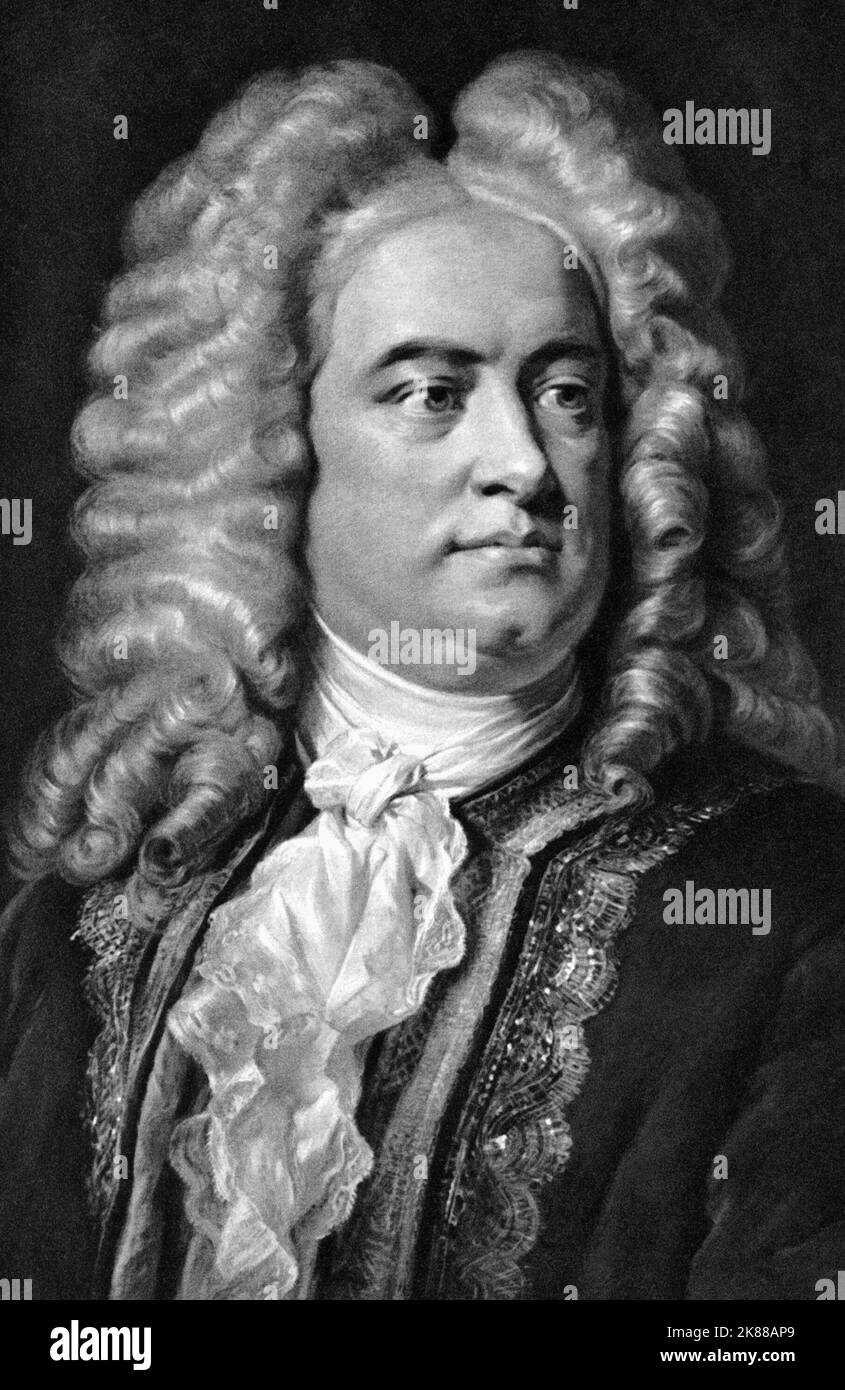 Georg Friedrich Handel Composer 01 May 1826 **WARNING** This Photograph ...