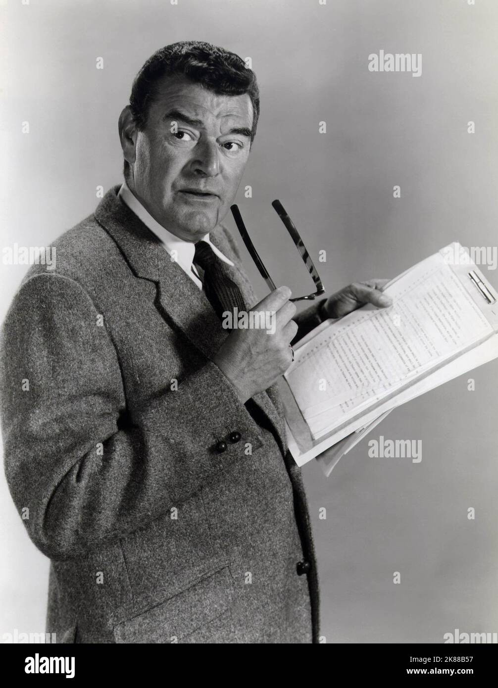 Jack Hawkins Actor 01 May 1958 **WARNING** This Photograph is for ...