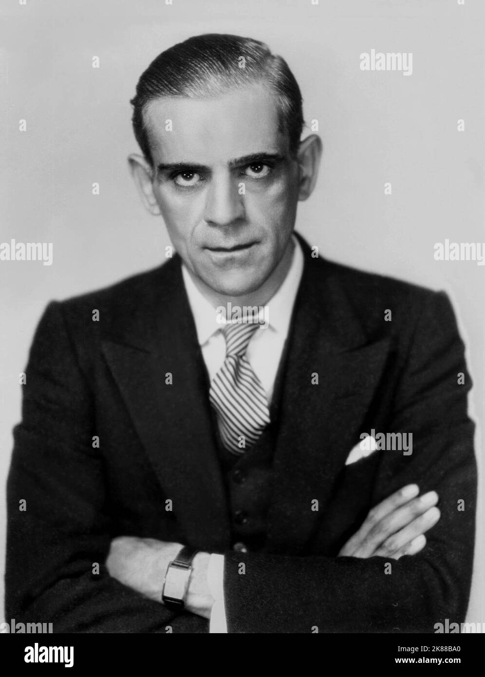 Boris Karloff Actor 01 May 1936 **WARNING** This Photograph is for ...