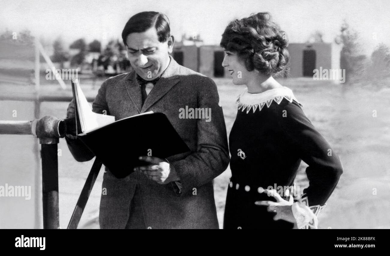 Ernst Lubitsch & Mary Pickford Director & Actress 01 May 1935 **WARNING** This Photograph is for ...