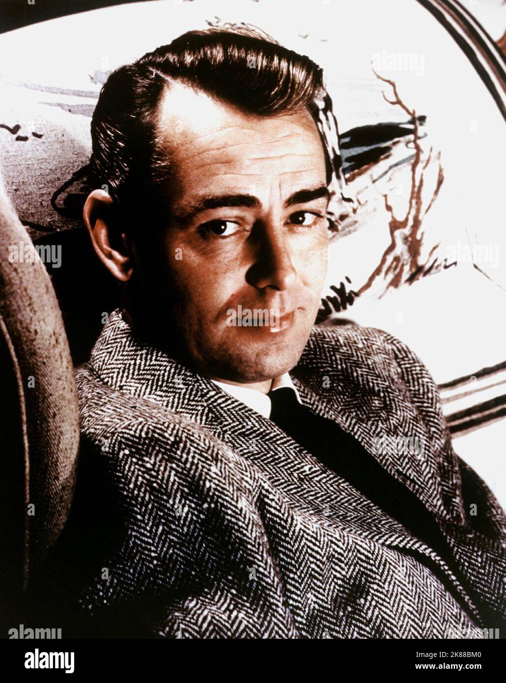 Alan Ladd Actor 01 May 1955 **WARNING** This Photograph is for ...
