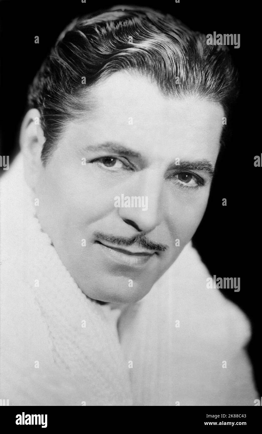 Warner Baxter Actor 01 May 1936 **WARNING** This Photograph is for ...