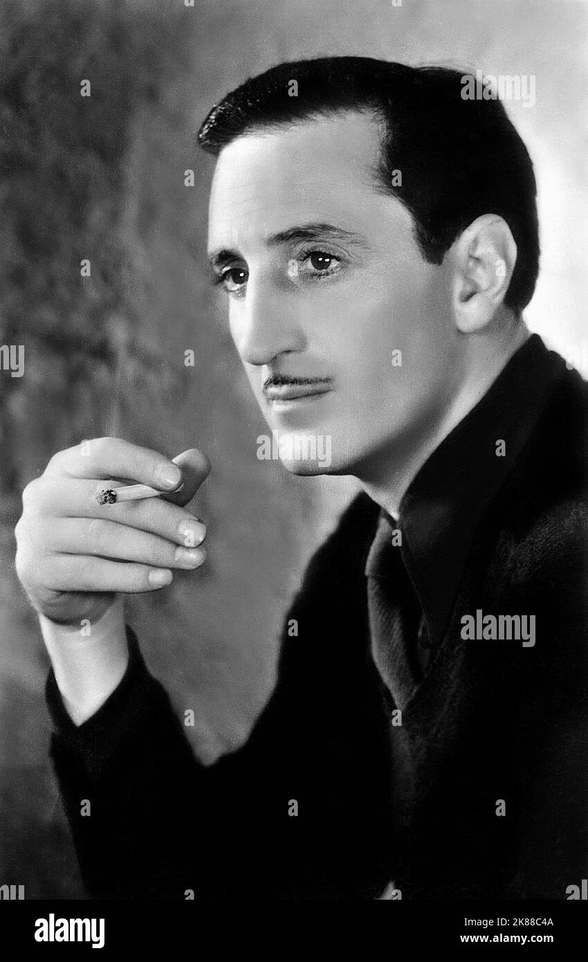 Basil Rathbone Actor 01 May 1937 **WARNING** This Photograph is for ...