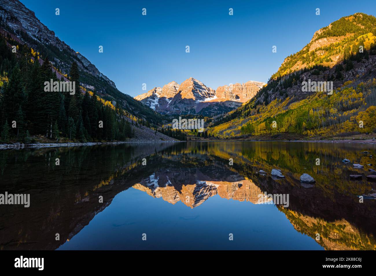 Maroon Bells Aspen Colorado Rocky Mountains Fall Colors Stock Photo - Alamy