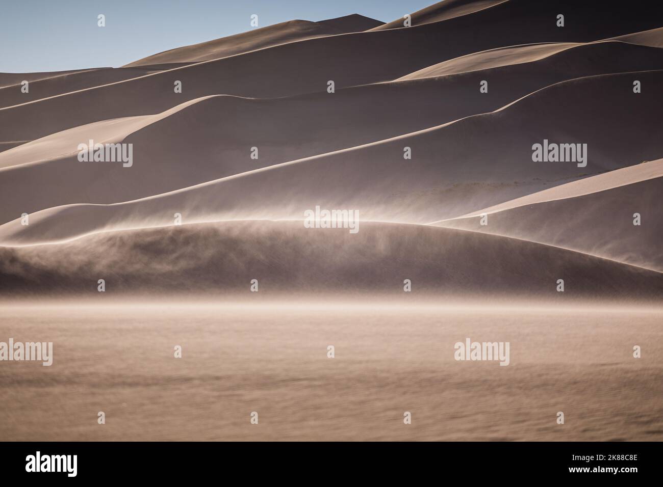 Windy Great Sand Dunes National Park and Preserve Colorado Stock Photo ...