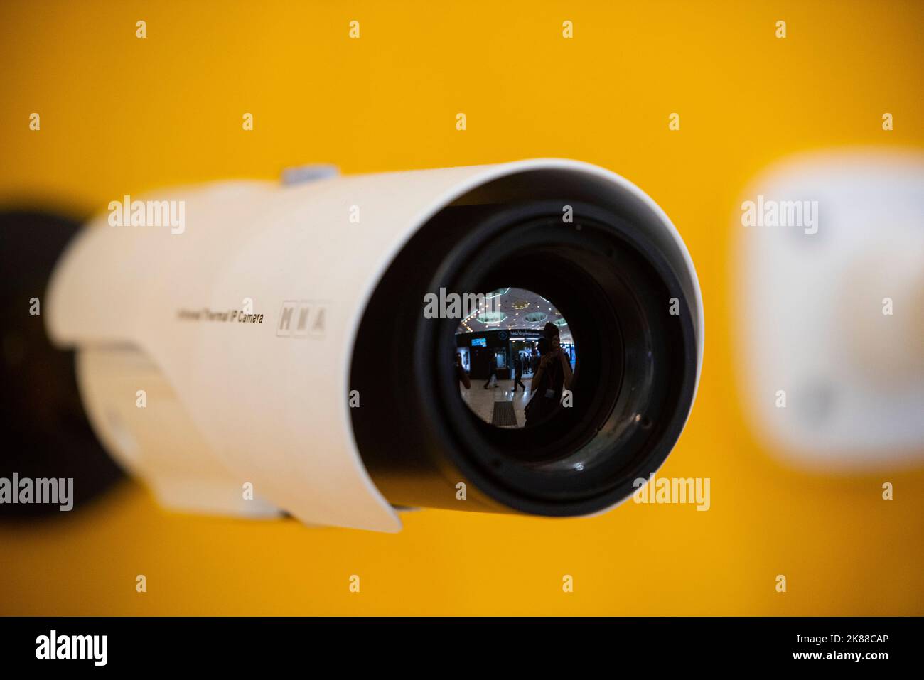 Tehran, Iran. 20th Oct, 2022. CCTV camera at the nineteenth ...