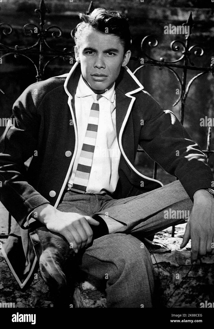 Peter Kraus Actor 01 May 1958 **WARNING** This Photograph is for ...