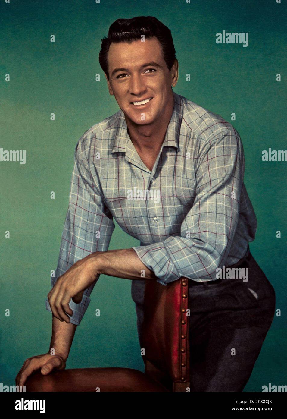 Rock Hudson Actor 01 May 1955 **WARNING** This Photograph is for ...
