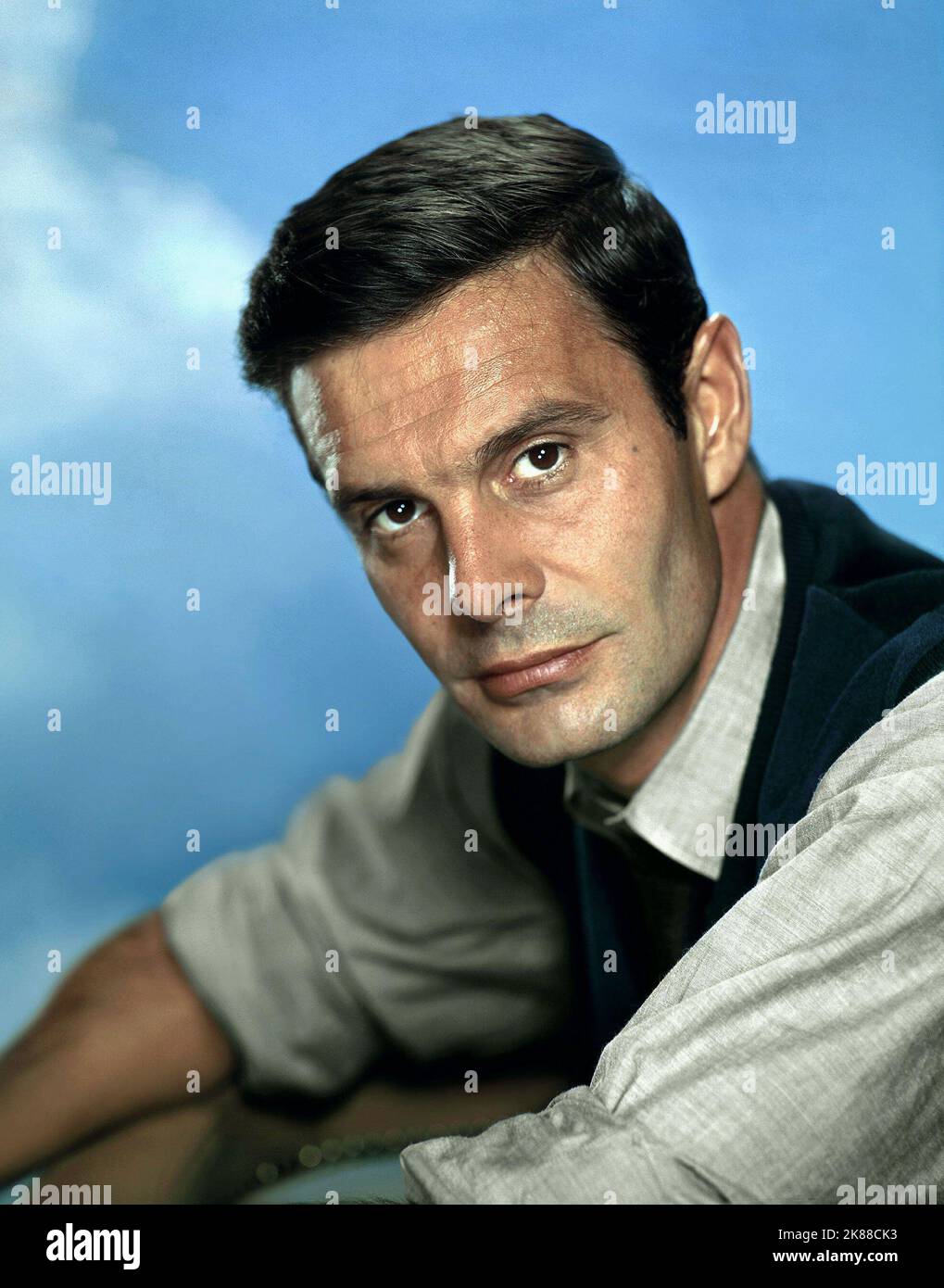 Louis Jourdan Actor 01 May 1957 **WARNING** This Photograph is for ...