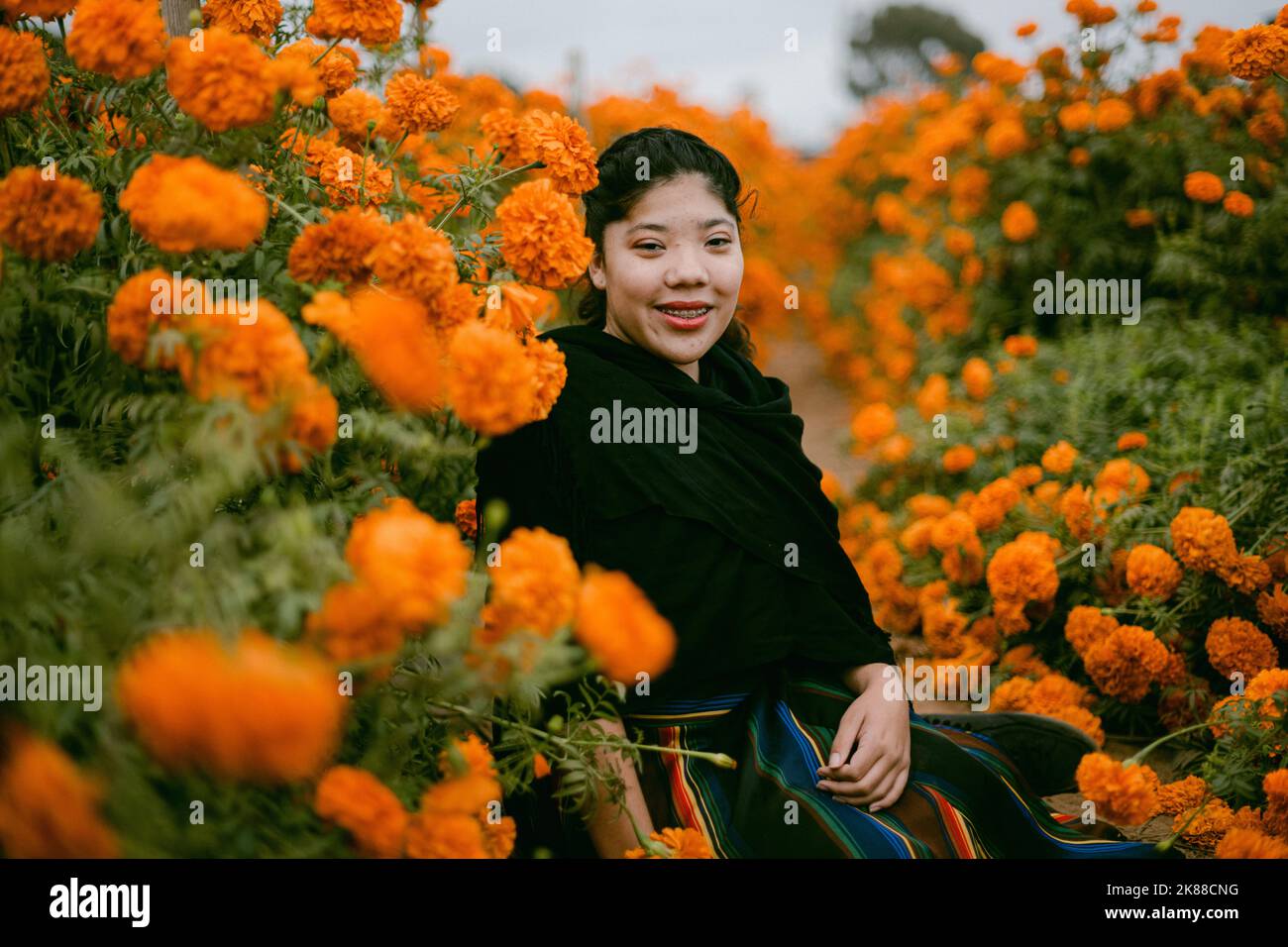 Marigold dress hi-res stock photography and images - Alamy