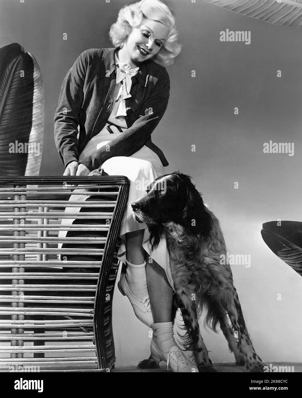 Jean Harlow Actress 01 January 1933 **WARNING** This Photograph is for ...
