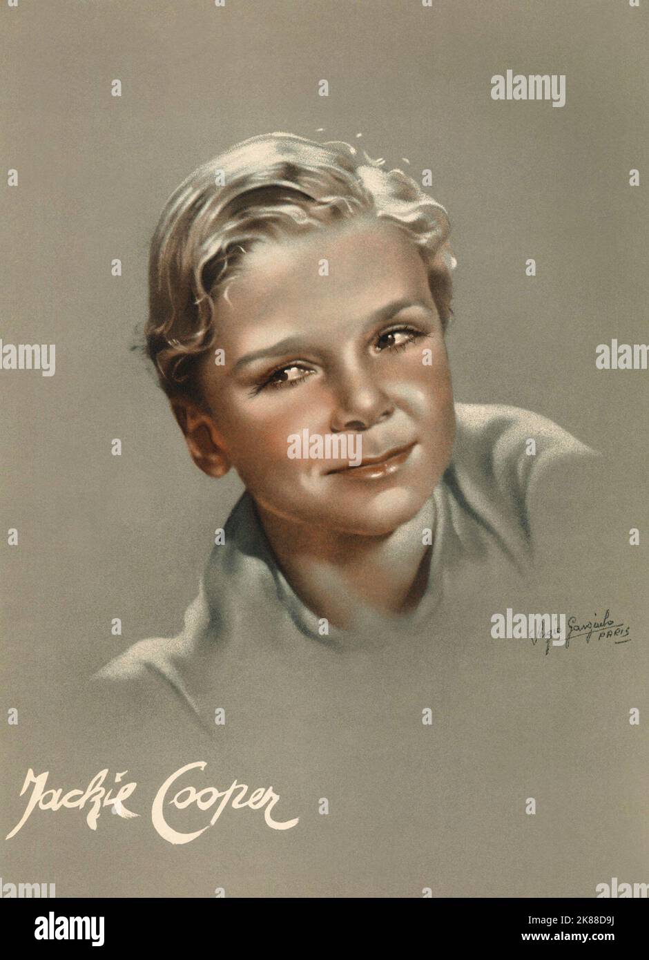 Jackie Cooper Actor 01 May 1934 **WARNING** This Photograph is for editorial use only and is the ...