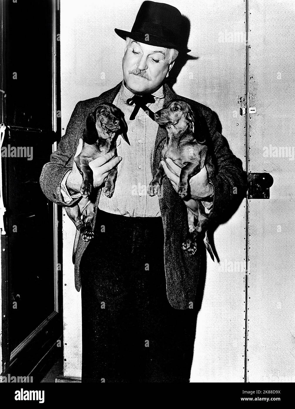 Frank Morgan With Dogs Actor 01 May 1936 **WARNING** This Photograph is ...