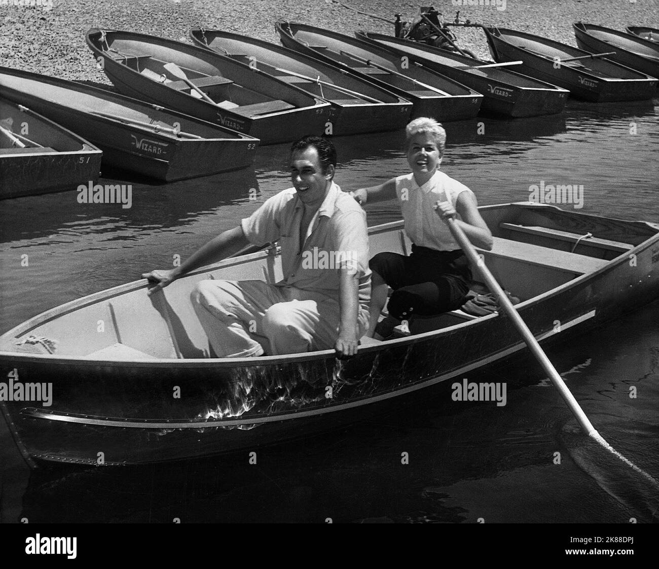 Martin Melcher & Doris Day Actor & Actress 01 May 1955 **WARNING** This Photograph is for ...